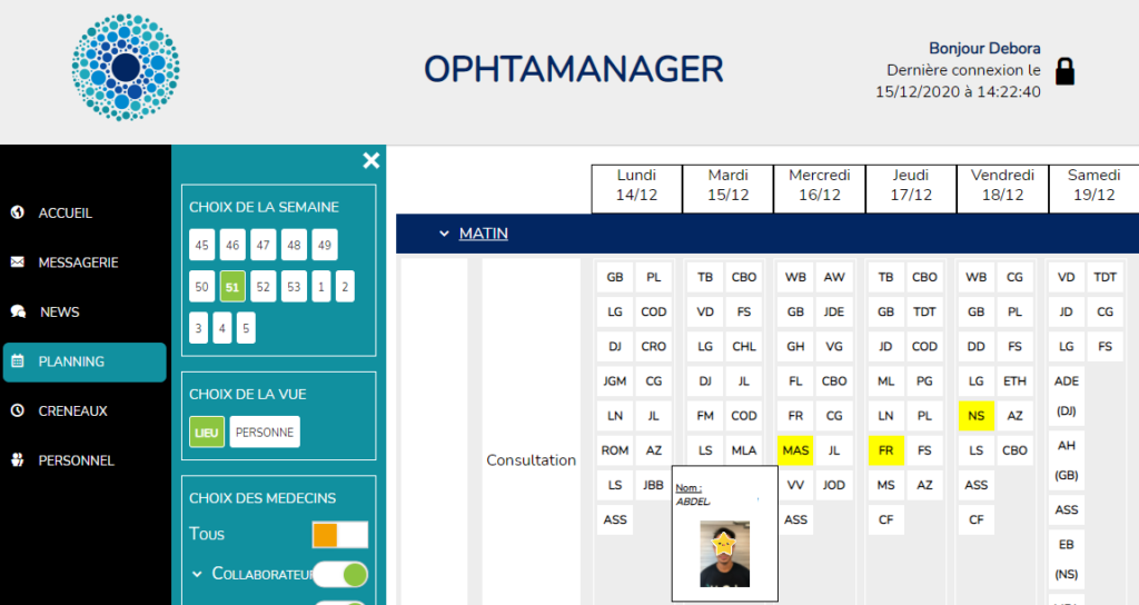 Outils – OPHTA MANAGER